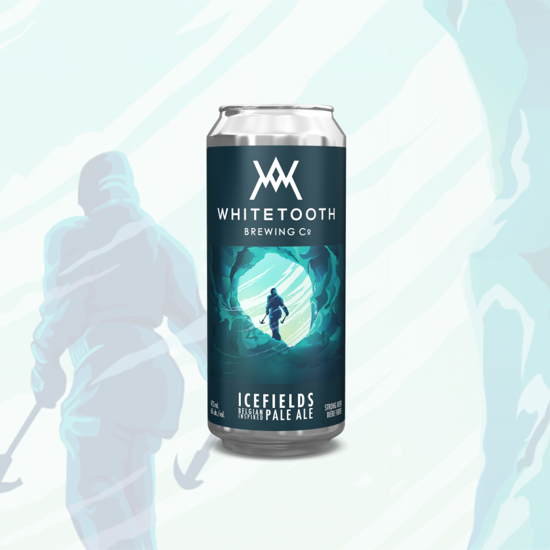 ICEFIELDS PALE ALE 4 Pack of 473ml Tall Cans – Whitetooth Brewing Co.