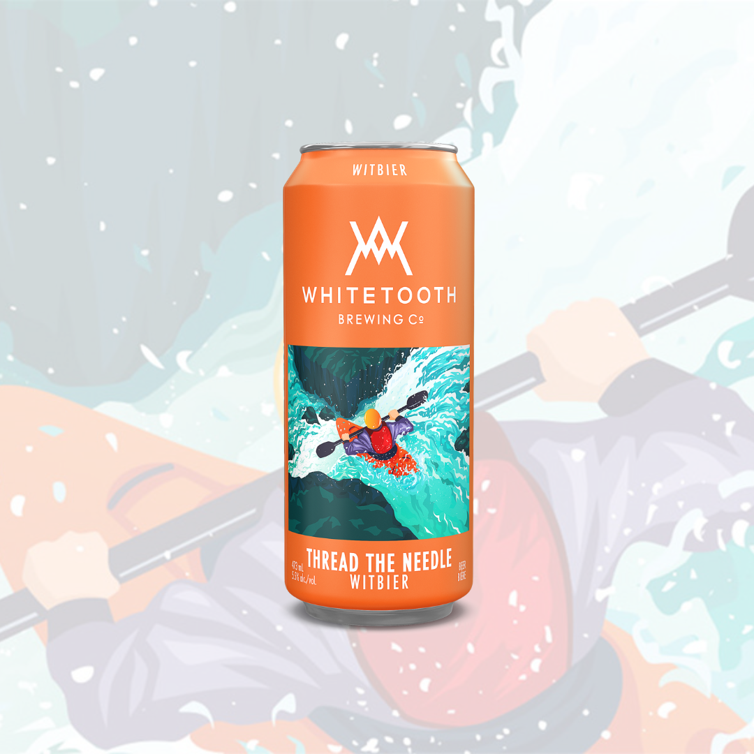 THREAD THE NEEDLE WITBIER 4 Pack of 473ml Tall Cans – Whitetooth ...