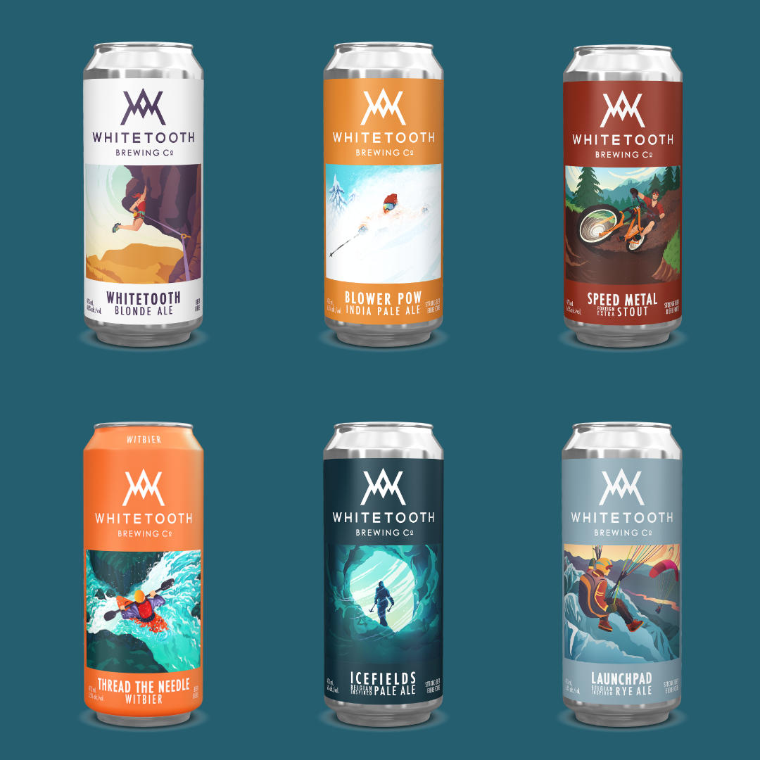 MIXED 6 Pack of 473ml Tall Cans – Whitetooth Brewing Co.