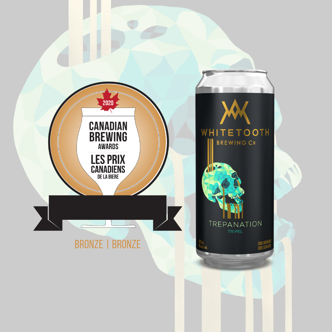 TREPANATION TRIPEL 4 Pack of 473ml Tall Cans – Whitetooth Brewing Co.